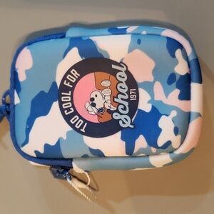 Peanuts | Accessories | Snoopy Too Cool For School On Blue Pink White ...